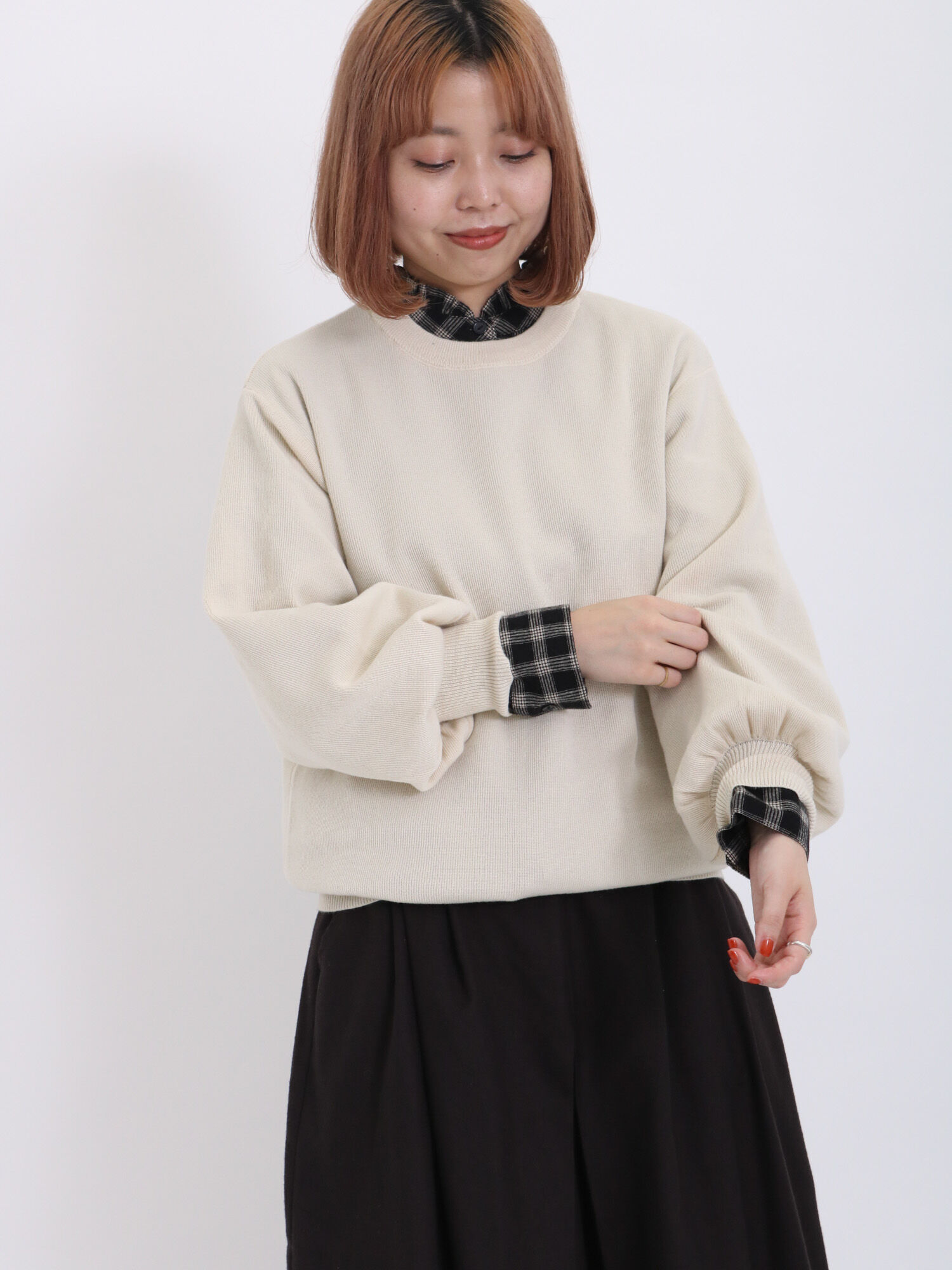 ミラノリブスウェットライクニット（トップス/ニット・セーター）【セール】｜Samansa Mos2（サマンサ モスモス）のアウトレット ...