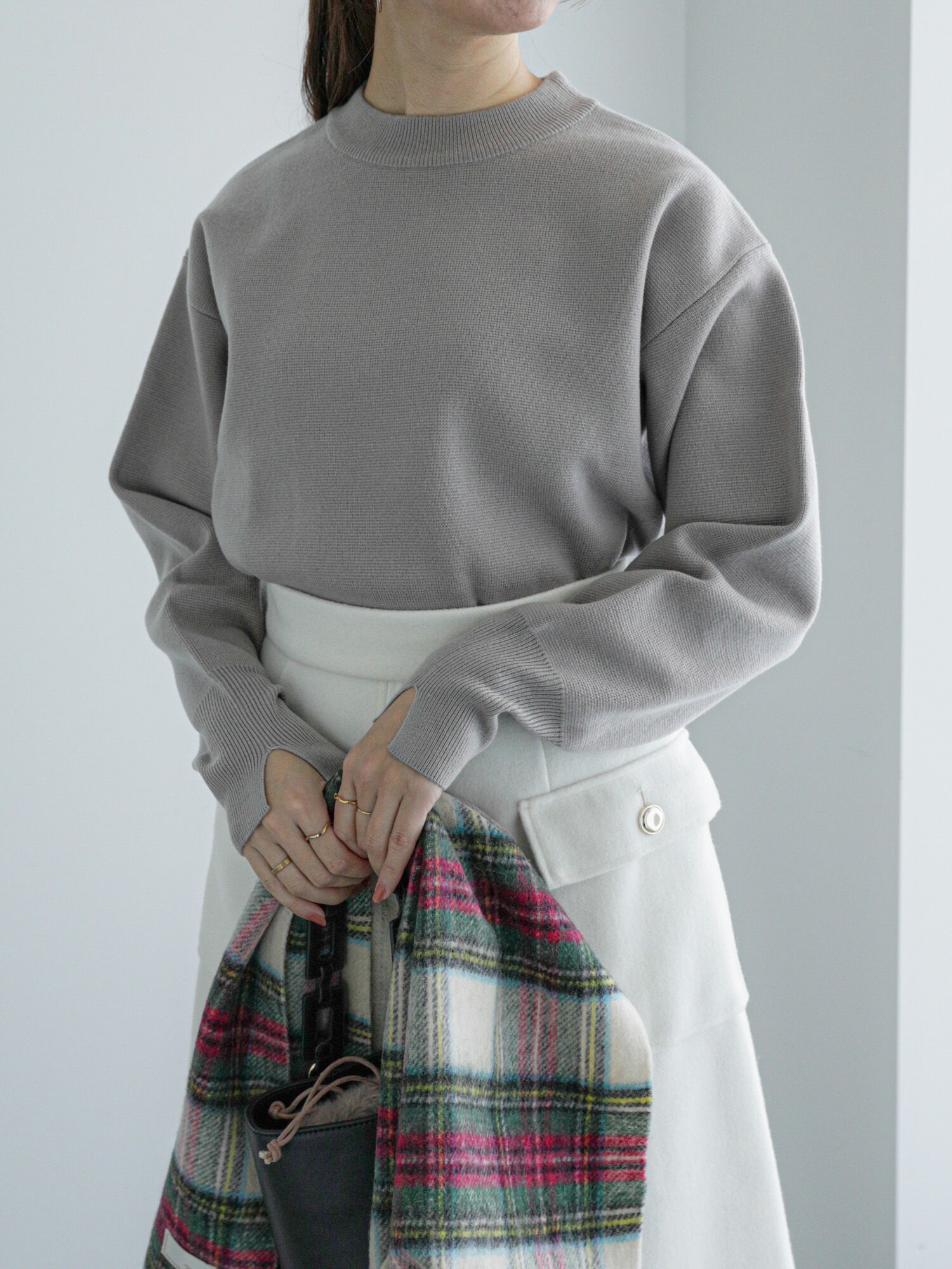 ミラノリブクルーネックニット（トップス/ニット・セーター）【セール】｜Te chichi（テチチ）のアウトレット（OUTLET） 公式通販