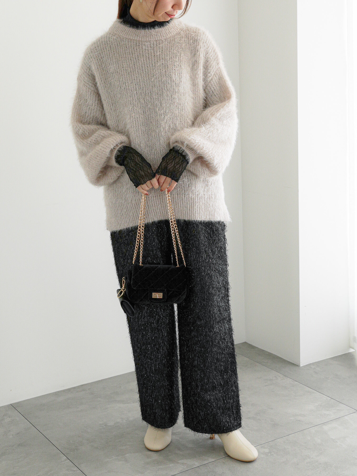 エアリーシャギー畦ニットプルオーバー（トップス/ニット・セーター）【セール】｜Te chichi（テチチ）のアウトレット（OUTLET） 公式通販