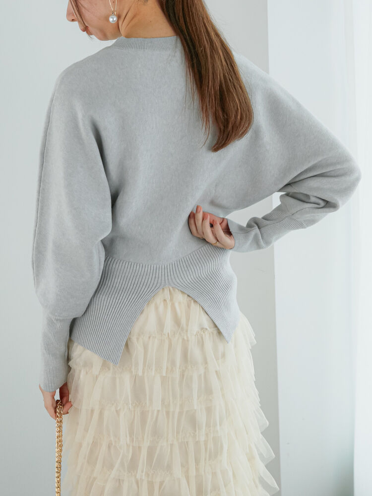 バックスリットリブドルマンニット（トップス/ニット・セーター）【セール】｜Te chichi（テチチ）のアウトレット（OUTLET） 公式通販