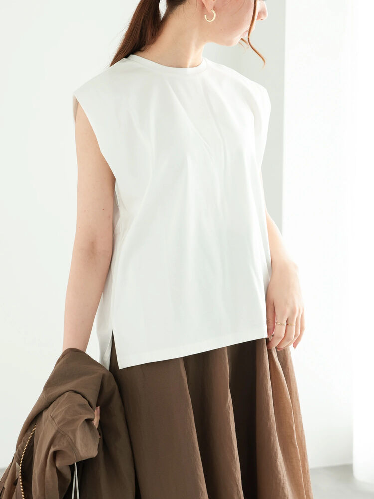 シルケットタックリラックスチュニック（トップス/カットソー）【セール】｜Te chichi（テチチ）のアウトレット（OUTLET） 公式通販