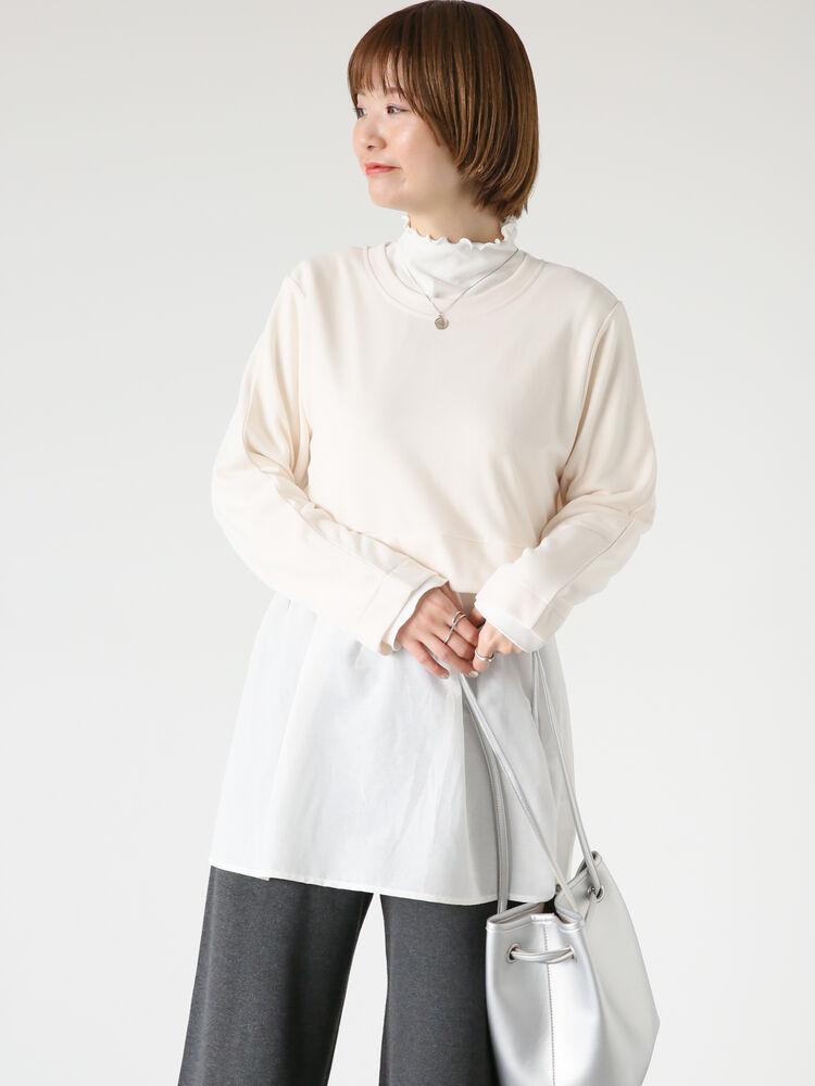 ダンボール裾ティアードトップス（オフホワイト/トップス/ニット・セーター）【セール】｜Lugnoncure（ルノンキュール）のアウトレット ...