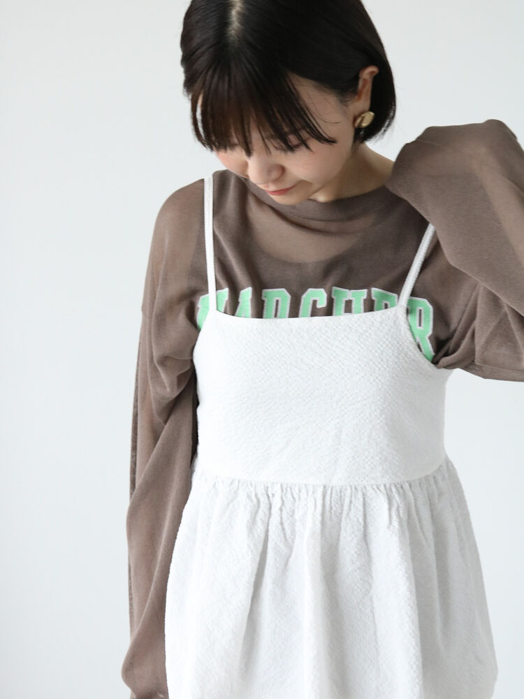 シャーリングキャミブラウス（オフホワイト/トップス/シャツ・ブラウス）【セール】｜Lugnoncure（ルノンキュール）のアウトレット ...